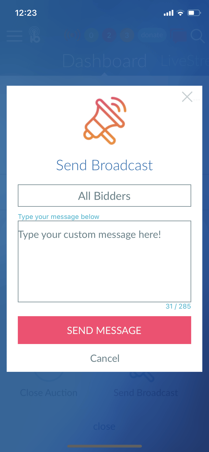 How to Send a Broadcast Message & Suggested Messages