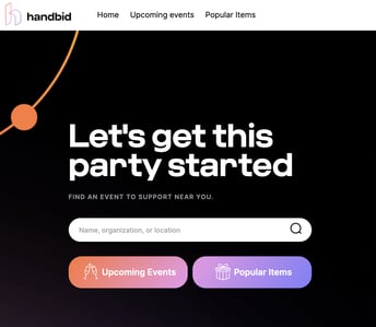 How do I login to my Handbid Account as a User?