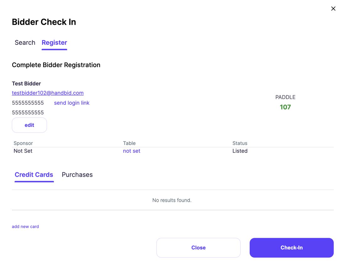 Desktop Guest List Check-In
