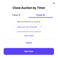 How to Change Your Auction Status