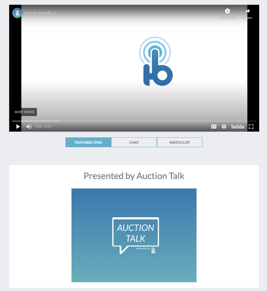 Adding a live stream sponsor image and text