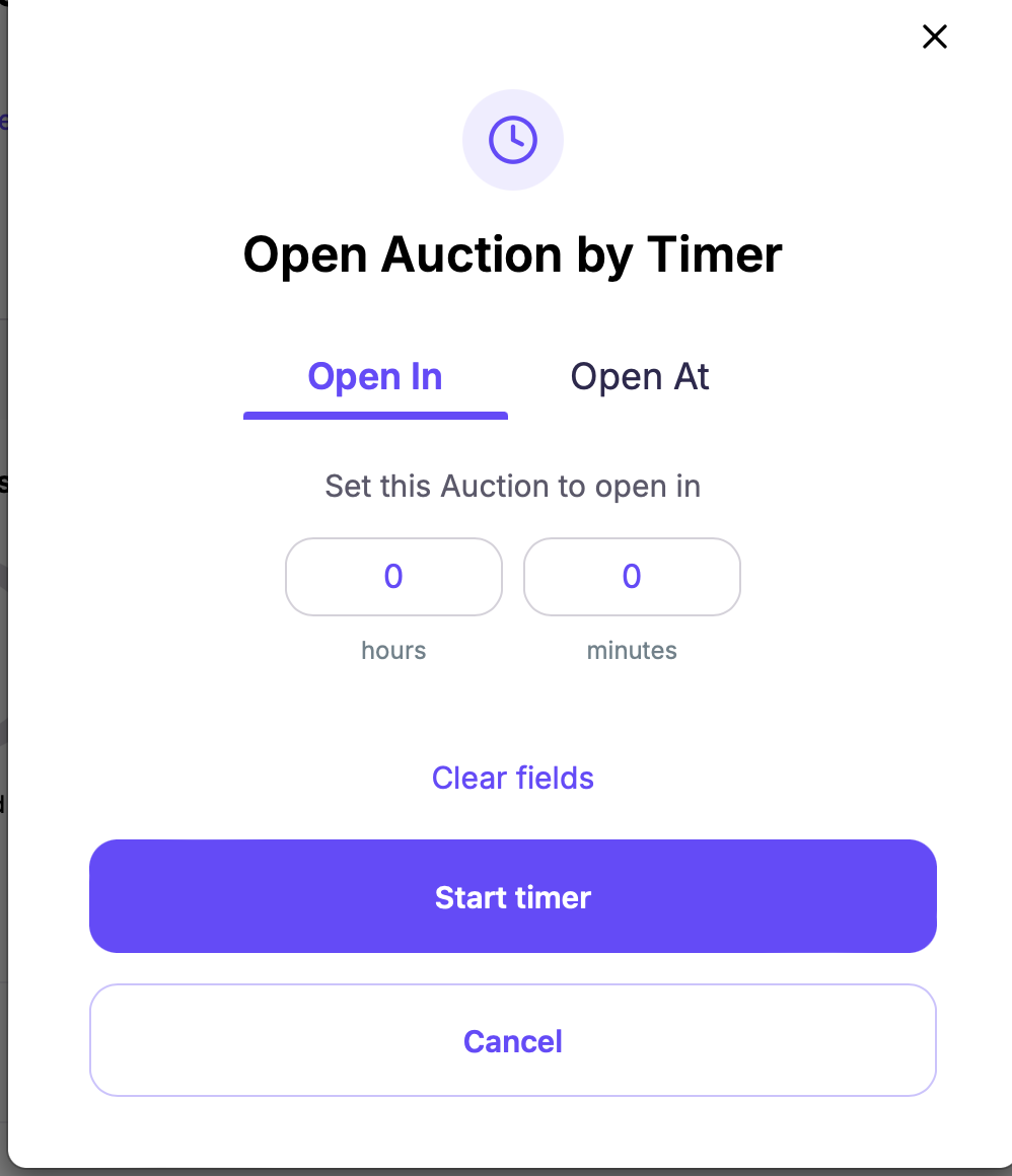 How to Change Your Auction Status